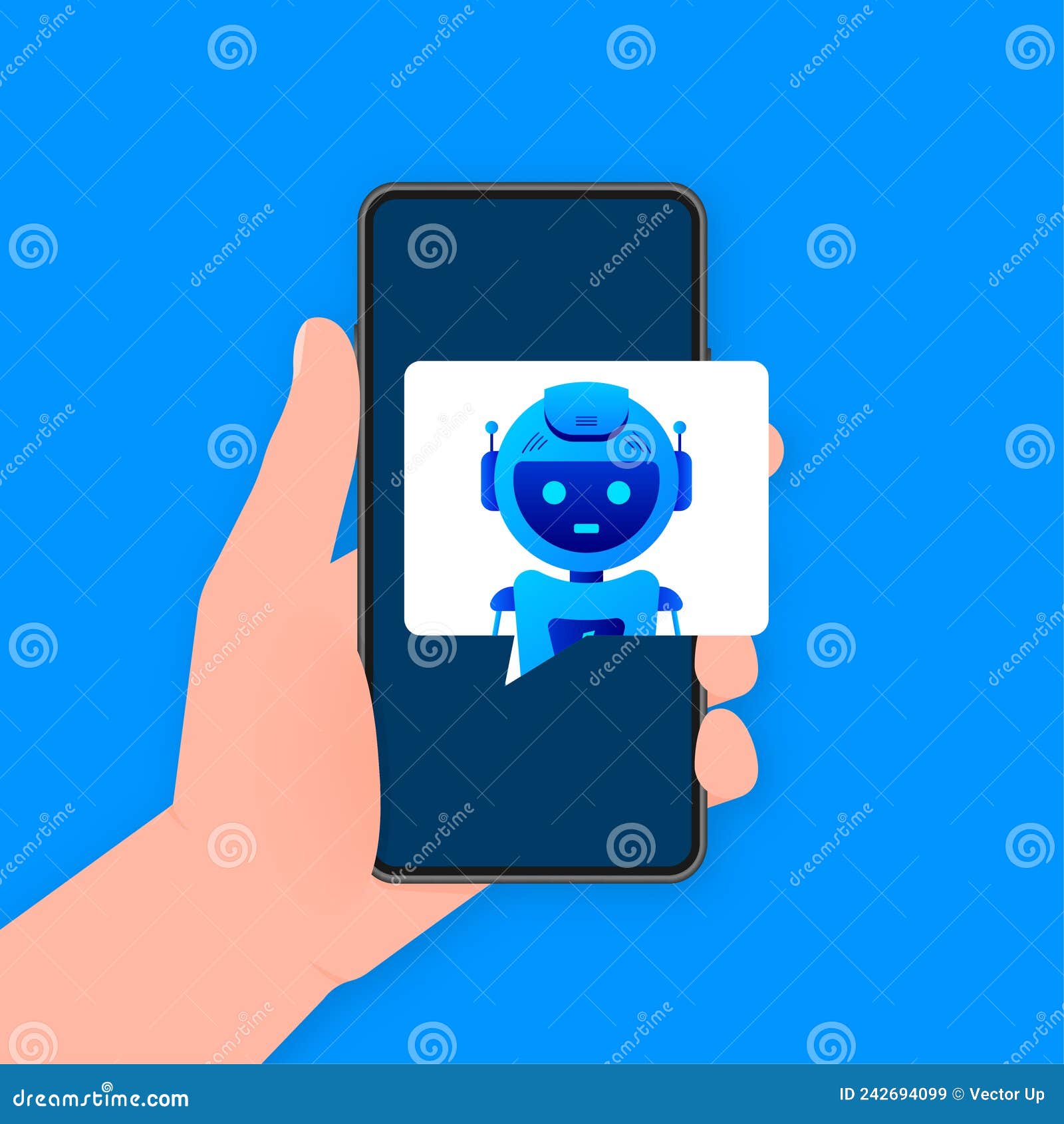 Chatbot Icon Concept, Chat Bot or Chatterbot. Robot Virtual Assistance ...