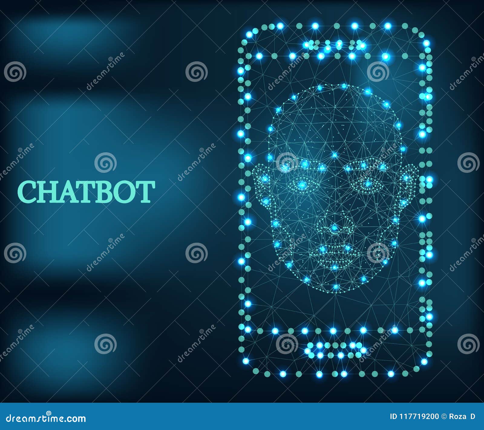 Chatbot, Mobile App, Green 1 Stock Vector - Illustration of mobile ...
