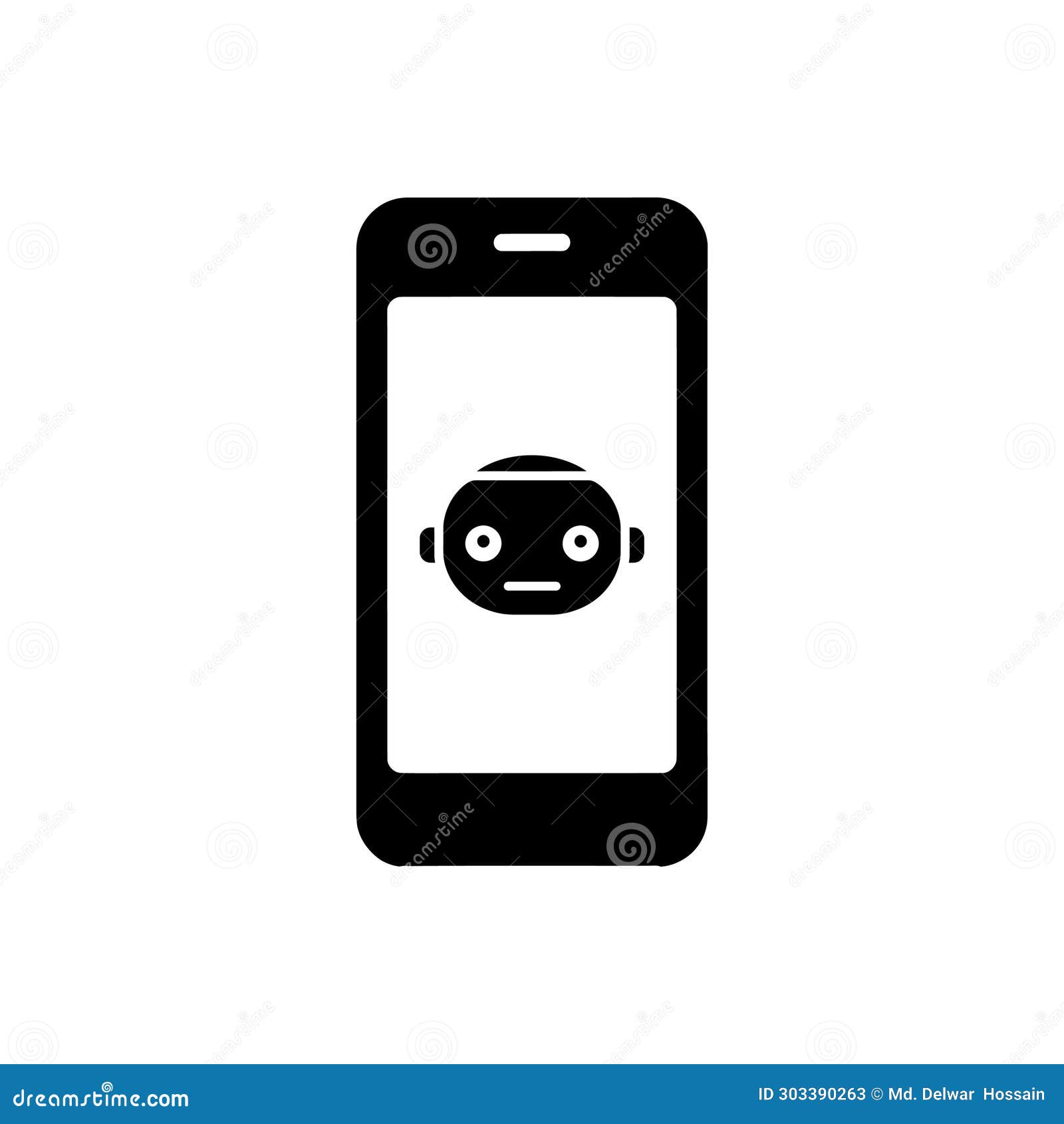 Chatbot App Mobile Helper. Dialoge Windows Flat Design Concept. Social Communication Chatting ...