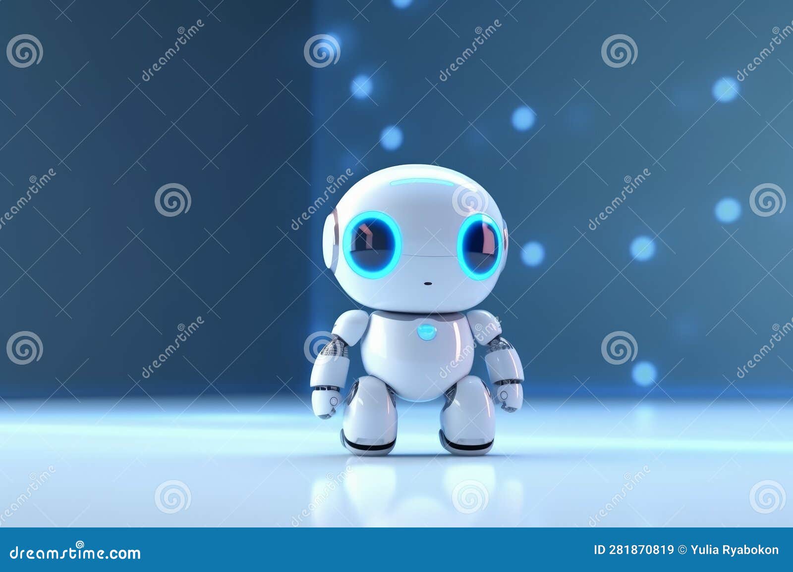 Chatbot Robot Background. Generate Ai Stock Illustration - Illustration ...