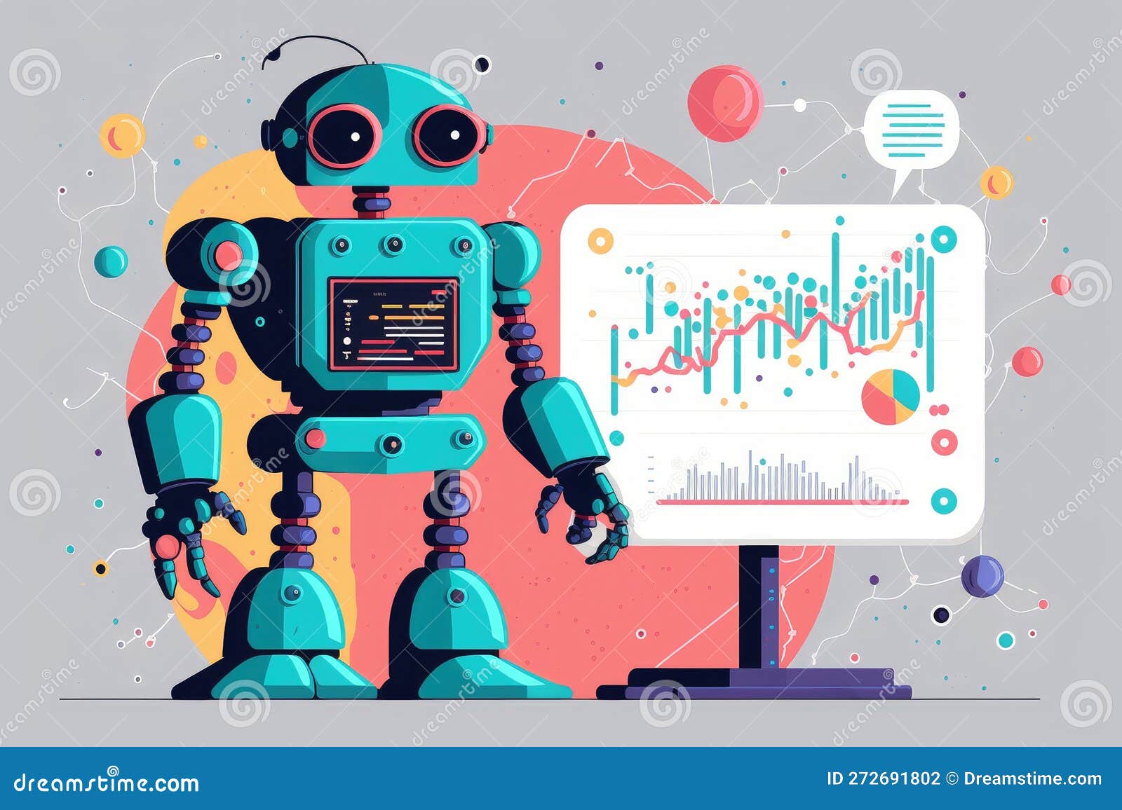 Chatbot Robot Presenting Scientific Facts in Fun and Engaging Way Stock ... Chatbot Robot Presenting Scientific Facts in Fun and Engaging Way Stock ...