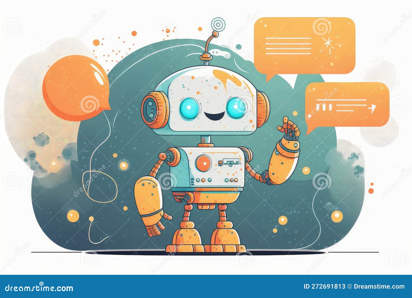 Chatbot Robot Presenting Scientific Facts in Fun and Engaging Way Stock ... Chatbot Robot Presenting Scientific Facts in Fun and Engaging Way Stock ...