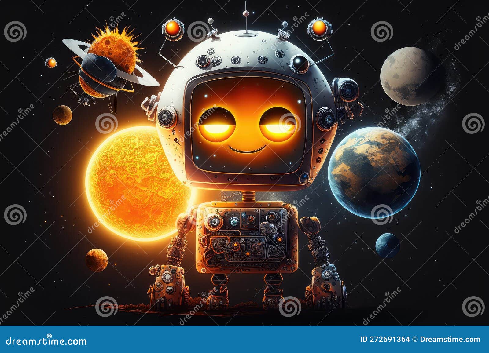 Chatbot Robot, Teaching Children about the Solar System and Planets ...