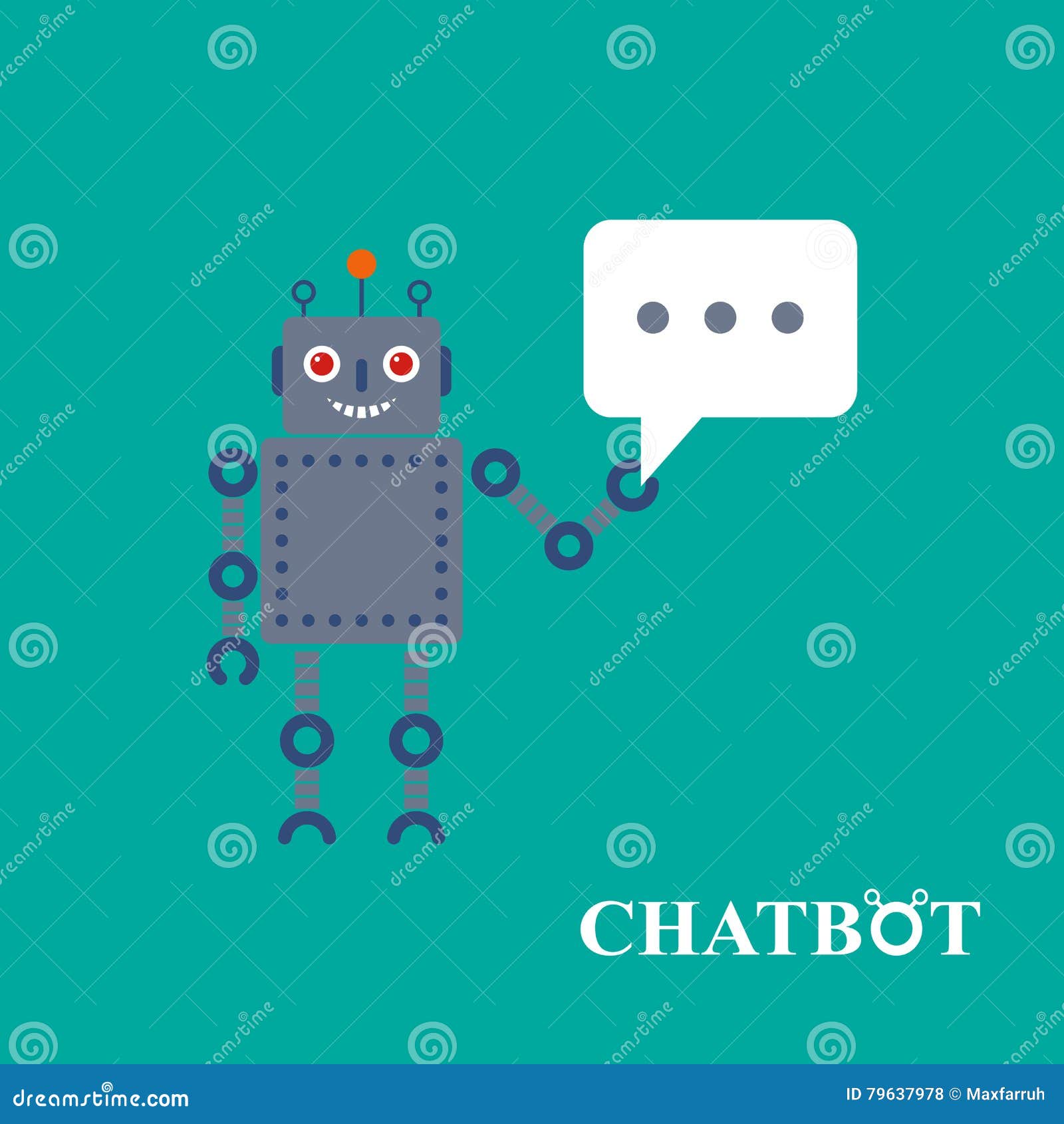 Chatbot Vector Illustration Stock Vector - Illustration of chatting ...