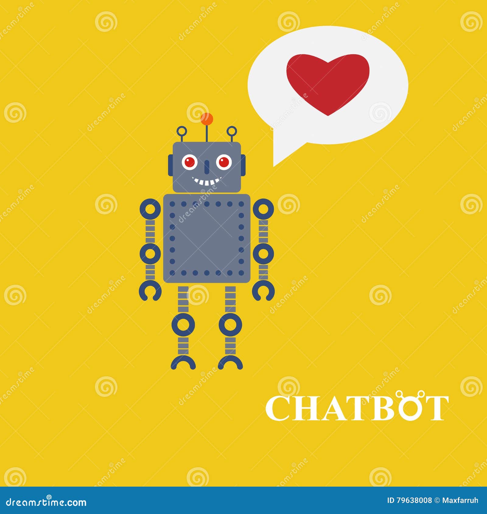 Chatbot Vector Illustration Stock Vector - Illustration of conversation ...