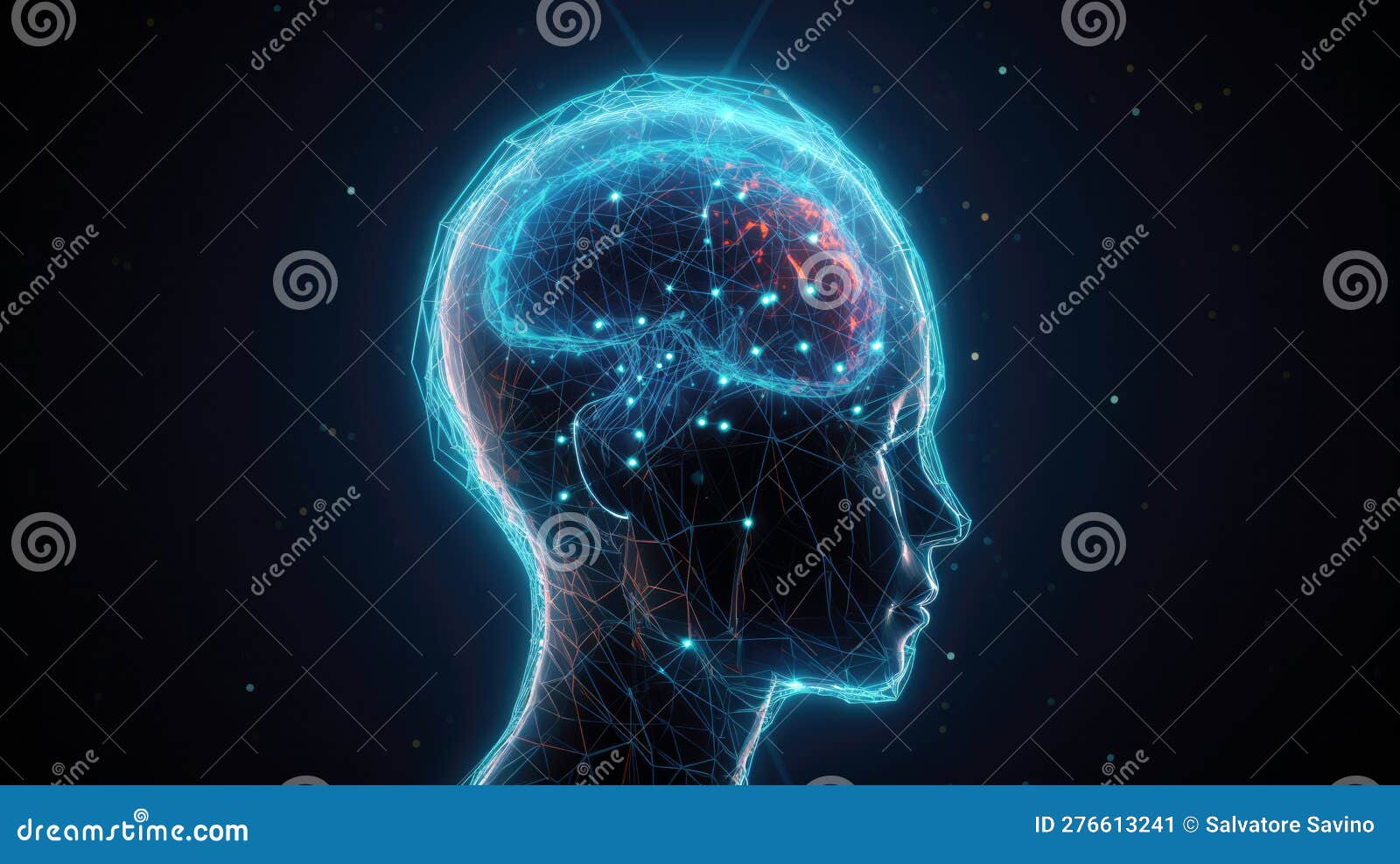 Chat GPT Chatbot with Visible Brain Wiring and Circuitry in Its Head ...