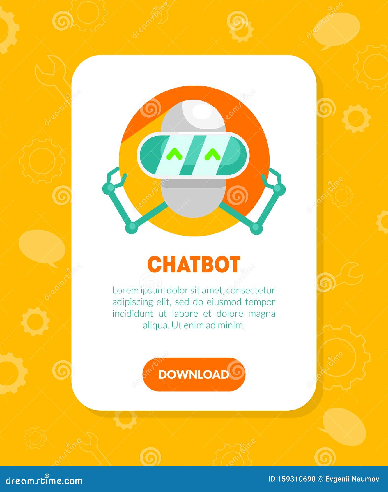 Chatbot Website, Landing Page Template, Mobile Chat Technology, Message ...