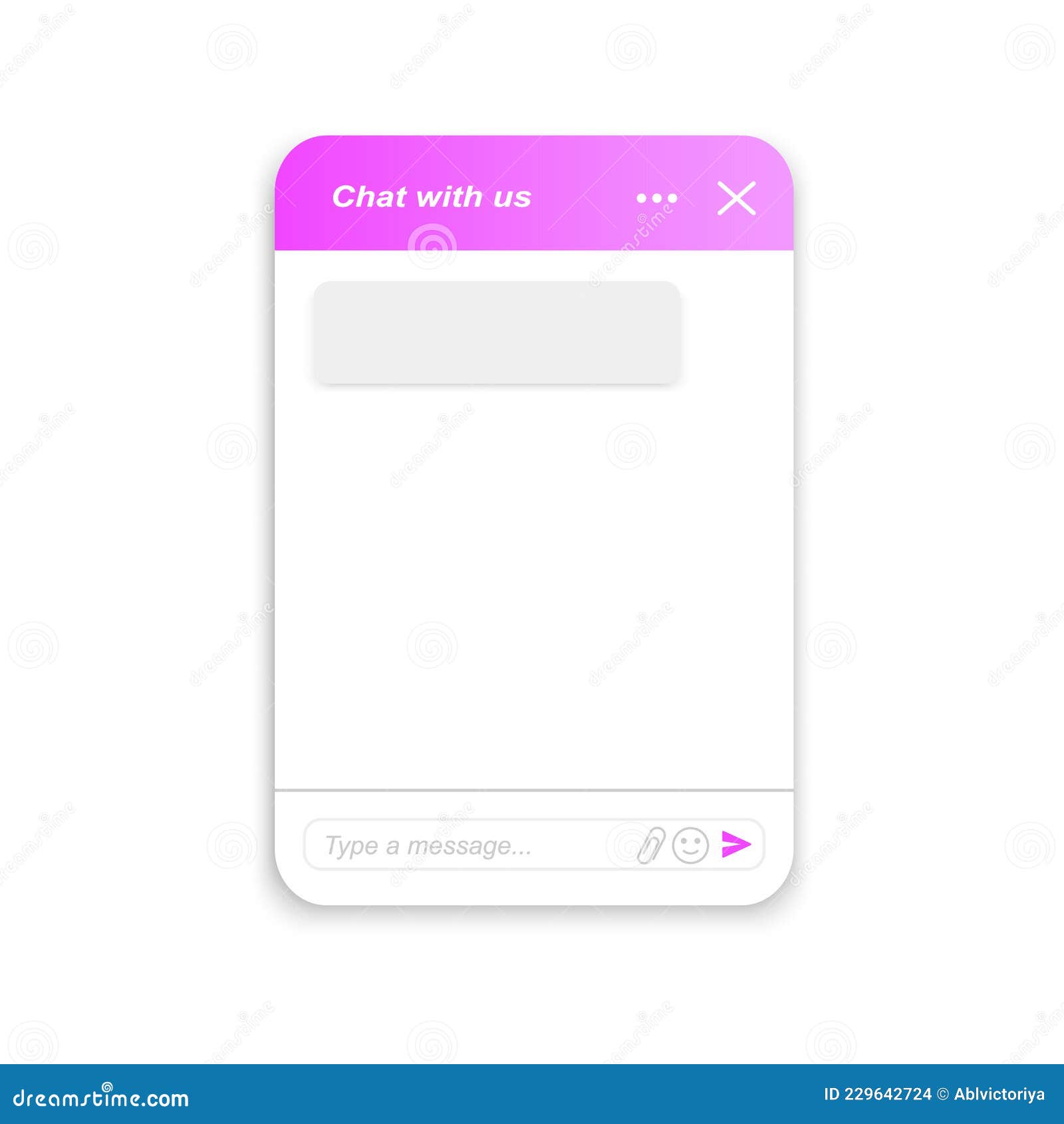 Chatbot Window Example. Virtual Assistant Bot Form. Life Chat Customer ...
