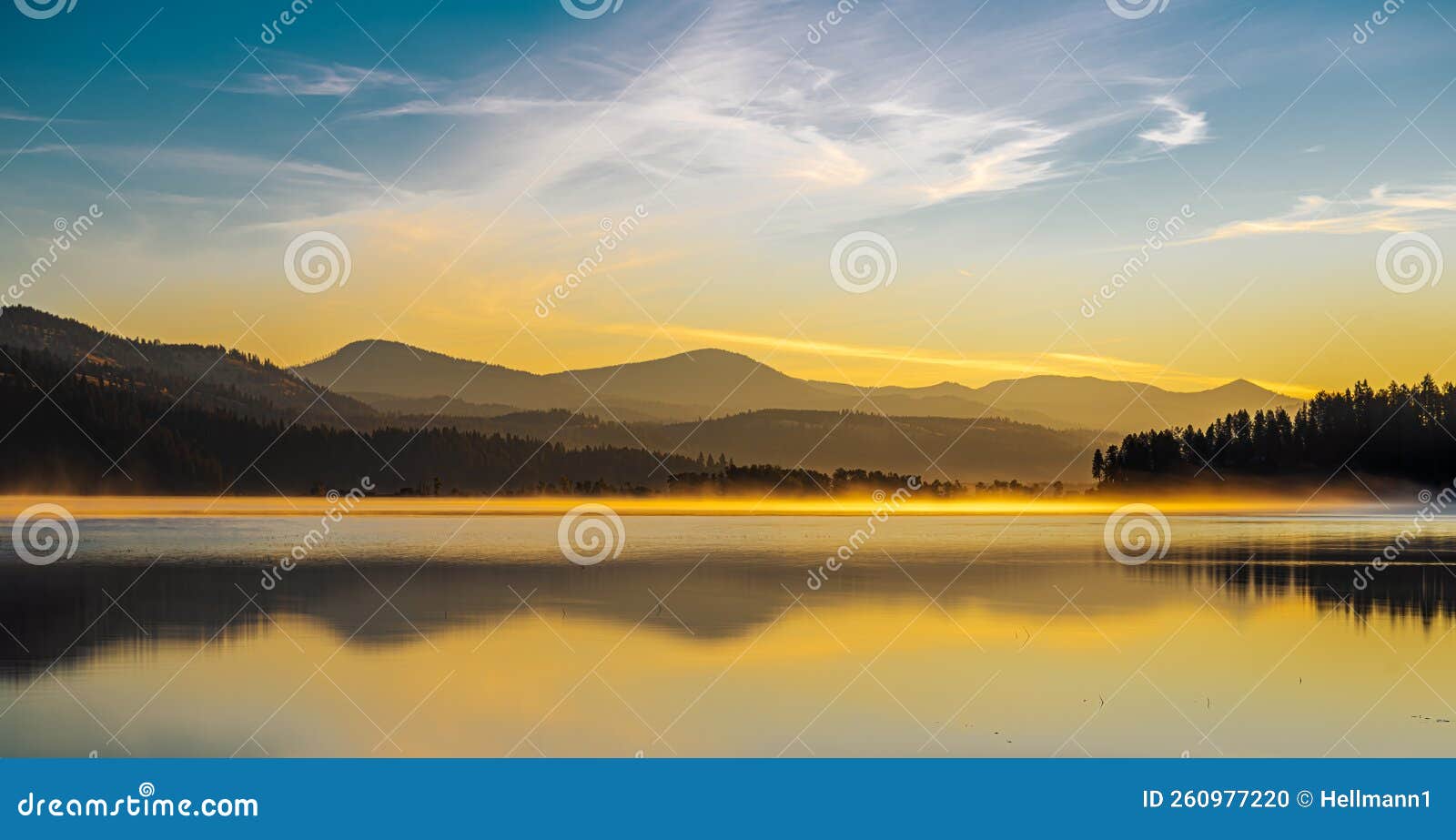 Chatcolet Lake stock photo. Image of scenery, pacific - 260977220