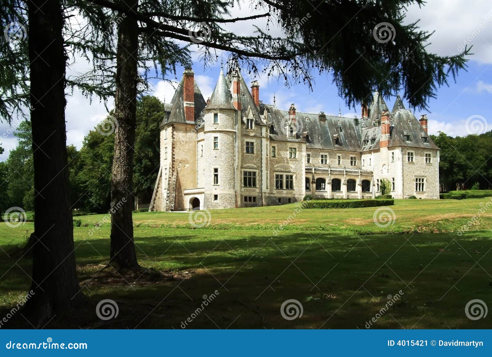 Chateau stock image. Image of property, traditional, houses - 4015421