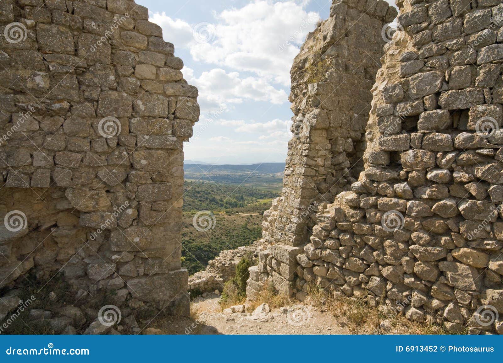 Chateau Aquilar stock photo. Image of cathar, stone, knights - 6913452
