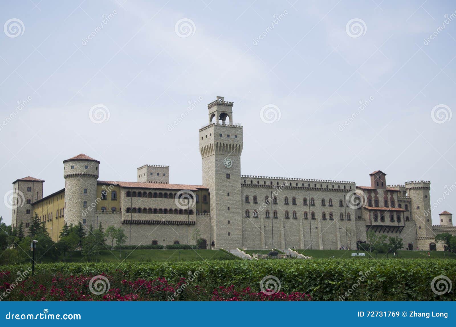 Chateau changyu rena stock image. Image of arrangement - 72731769