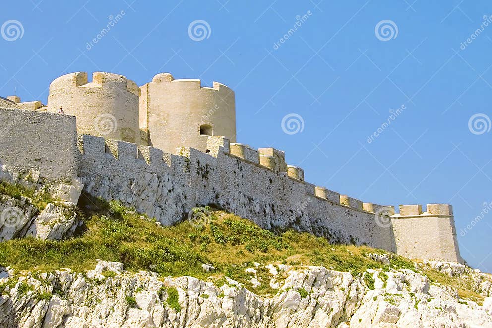 Chateau d If stock image. Image of castle, frioul, landmark - 15986763