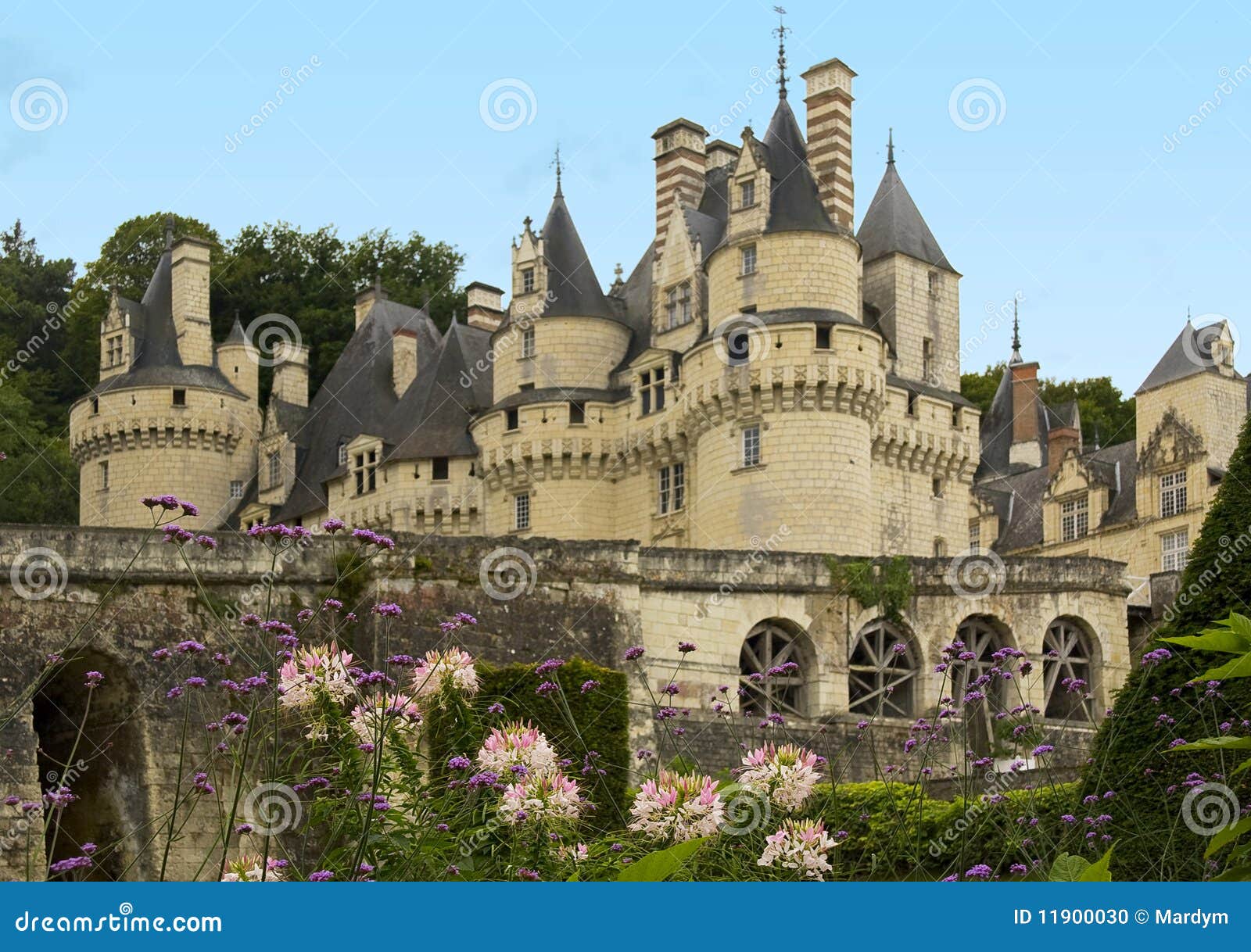Chateau d Usse stock photo. Image of monument, beauty - 11900030