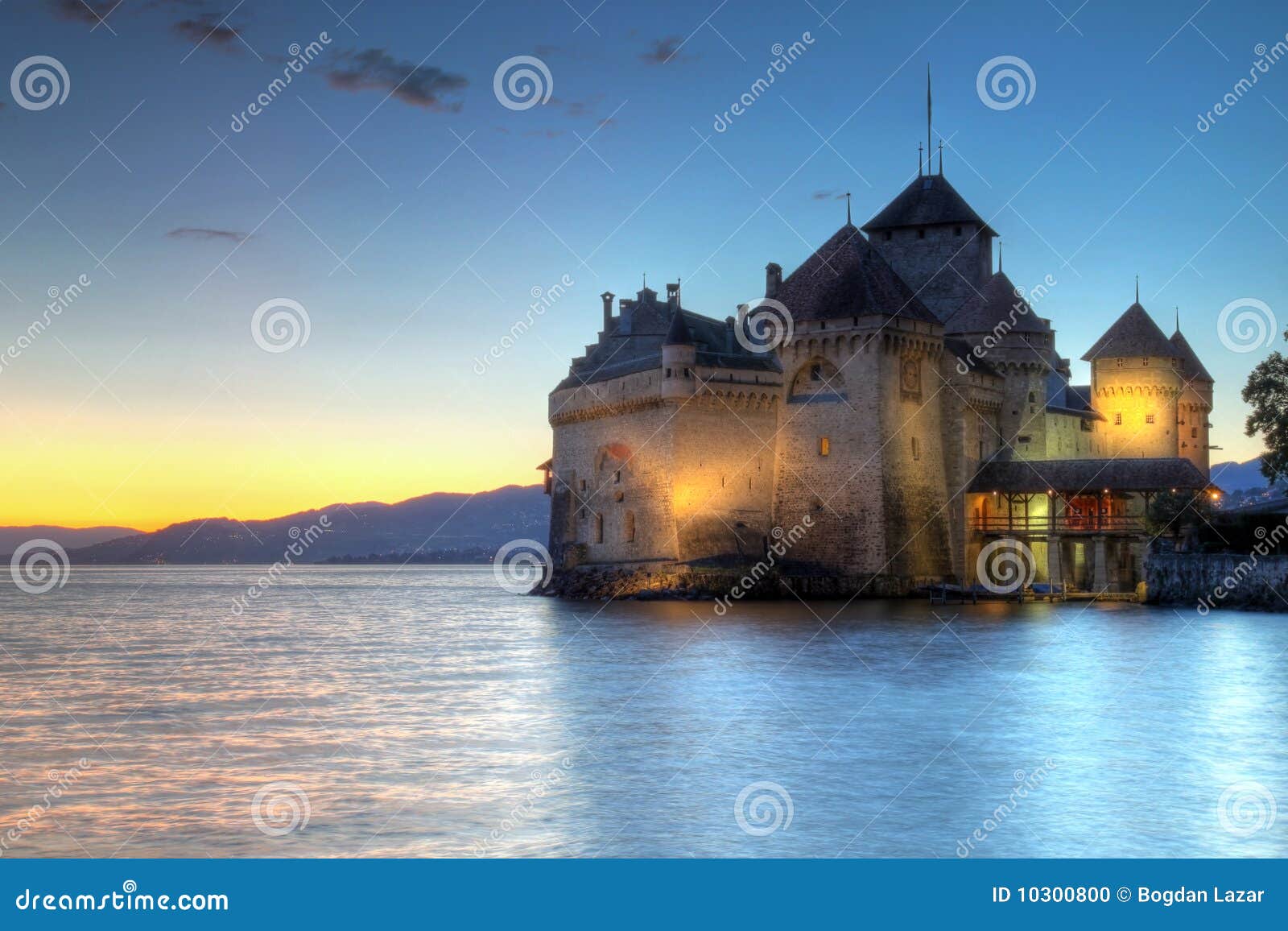 Chateau De Chillon, Montreux, Switzerland Editorial Image - Image of ...