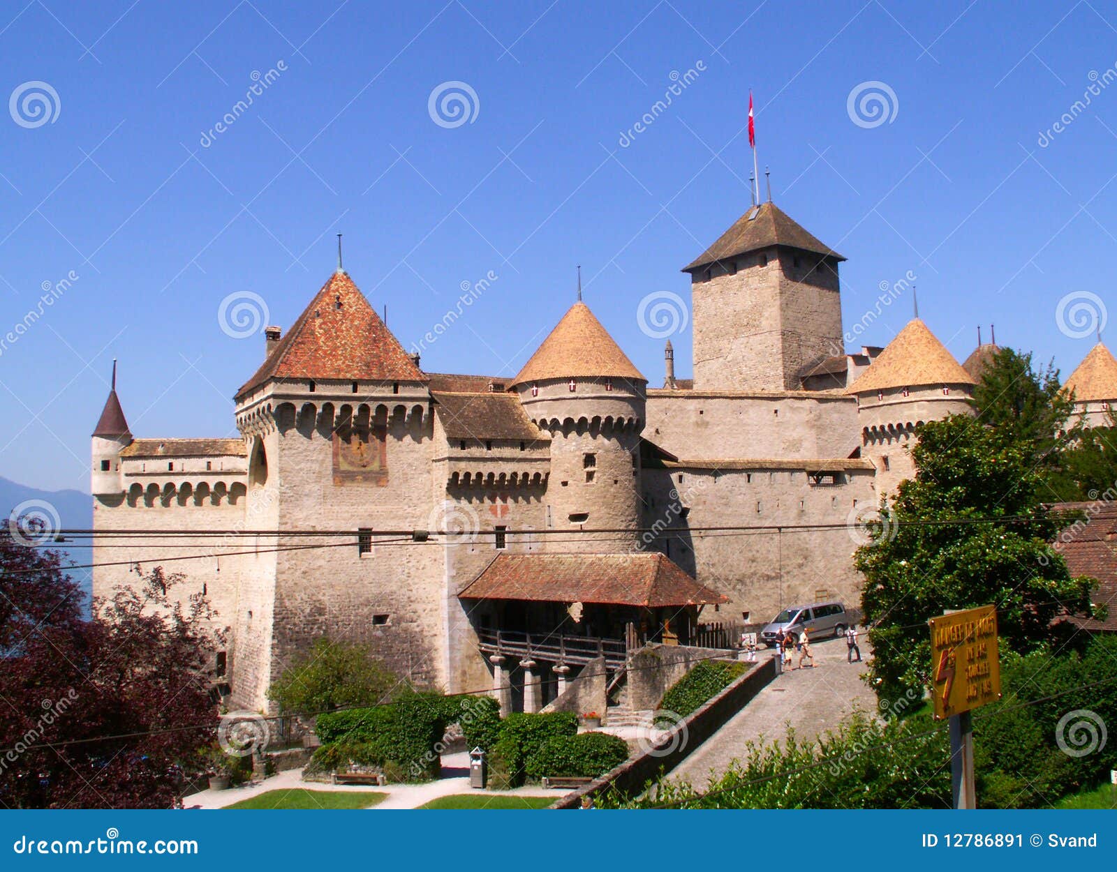 Chateau de Chillon editorial photo. Image of ancient - 12786891