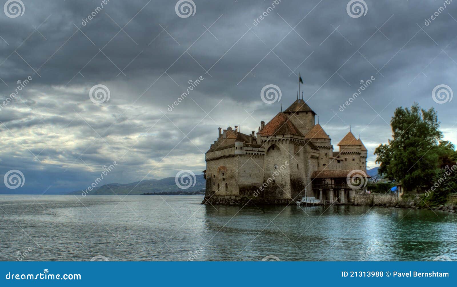 Chateau De Chillon in Switzerland Editorial Stock Photo - Image of ...