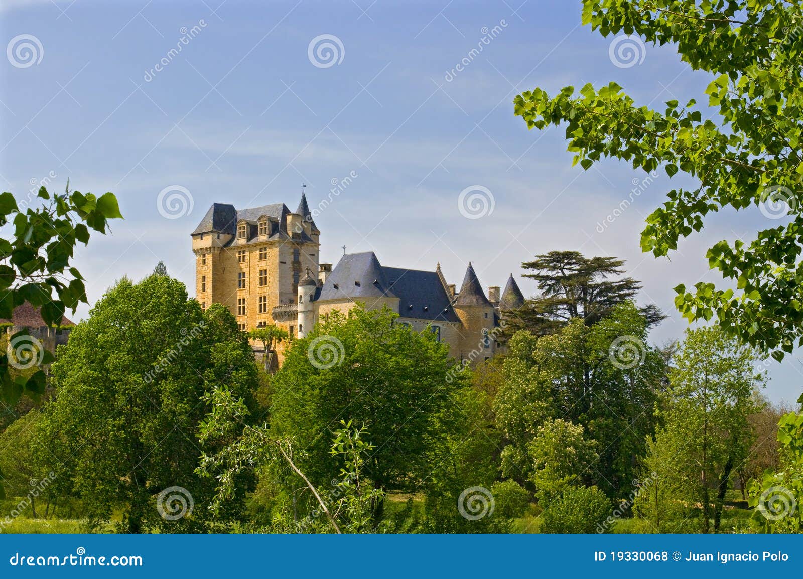 Chateau De Fayrac, Dordogne Stock Photo - Image of outdoor ...