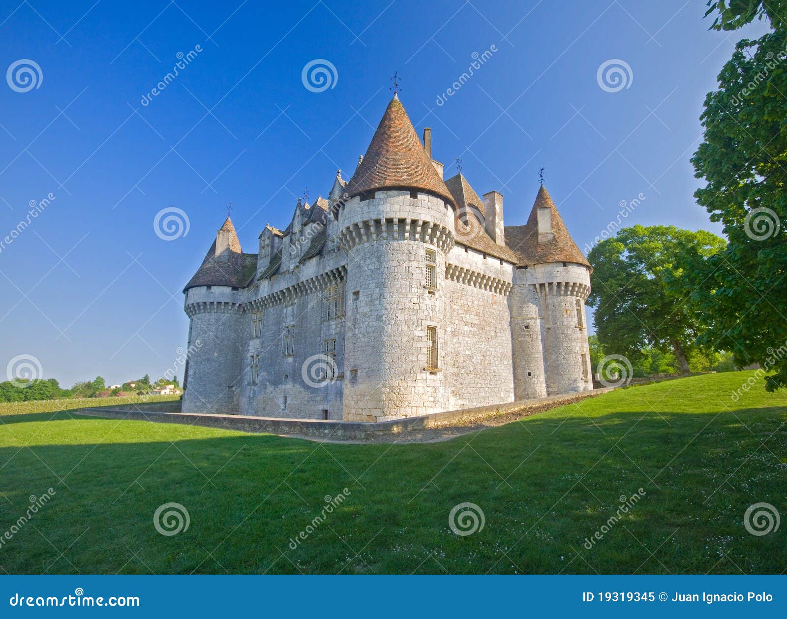 Chateau De Monbazillac ,sixteenth Century Building Stock Image - Image ...