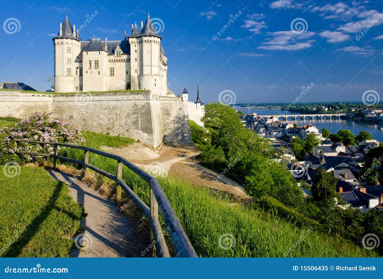 Chateau de Saumur stock image. Image of chateaux, europe - 15506435