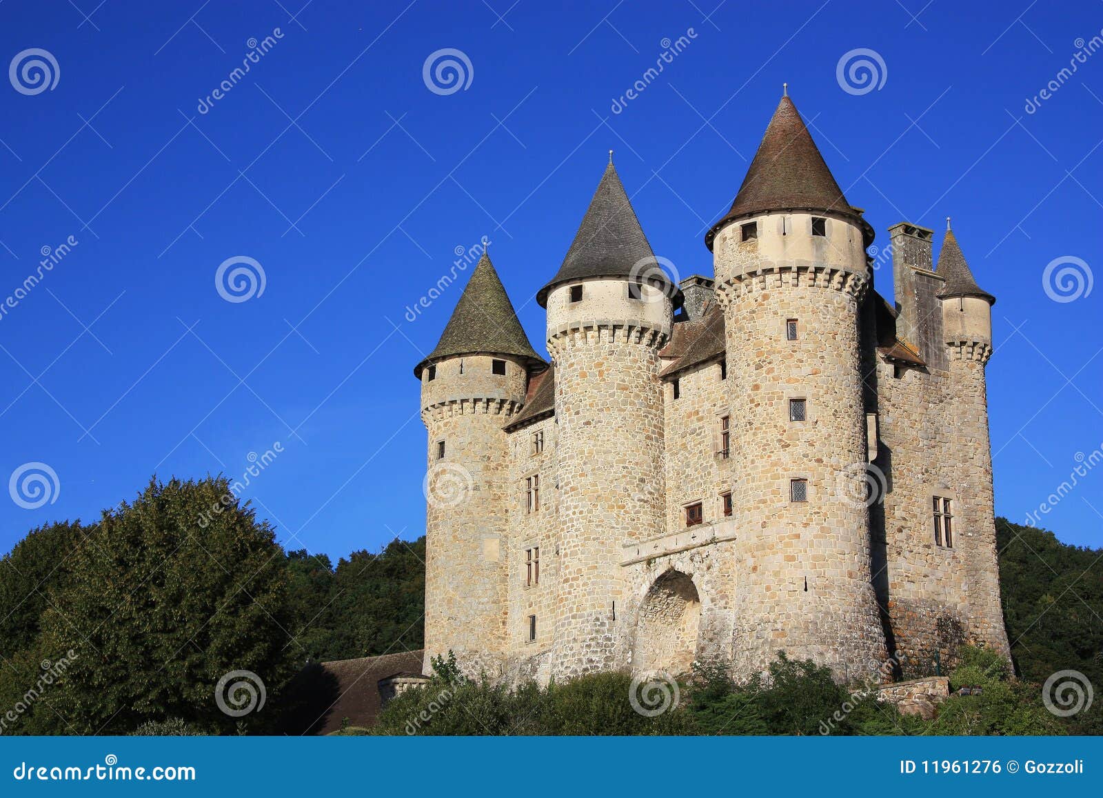 Chateau de Val at sunset editorial photo. Image of heritage - 11961276