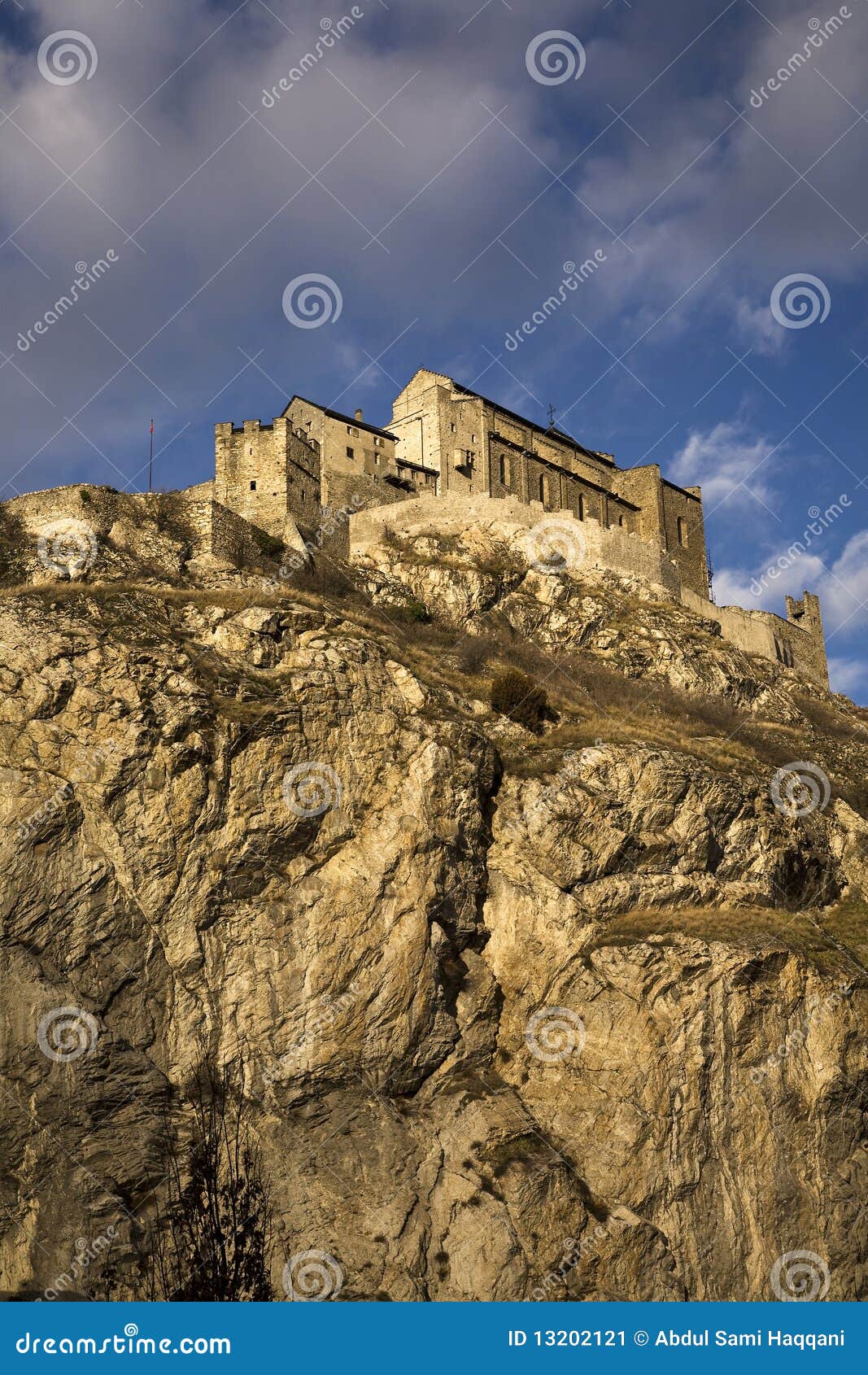 Chateau de Valere stock image. Image of architecture - 13202121