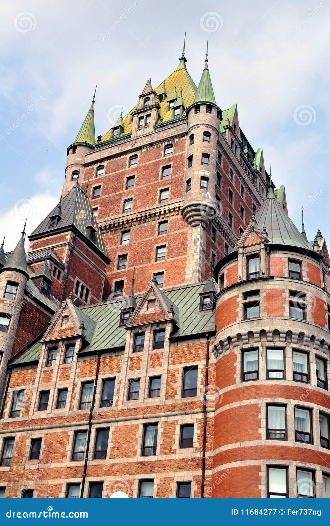 Chateau Frontenac stock image. Image of travel, castle - 11684277