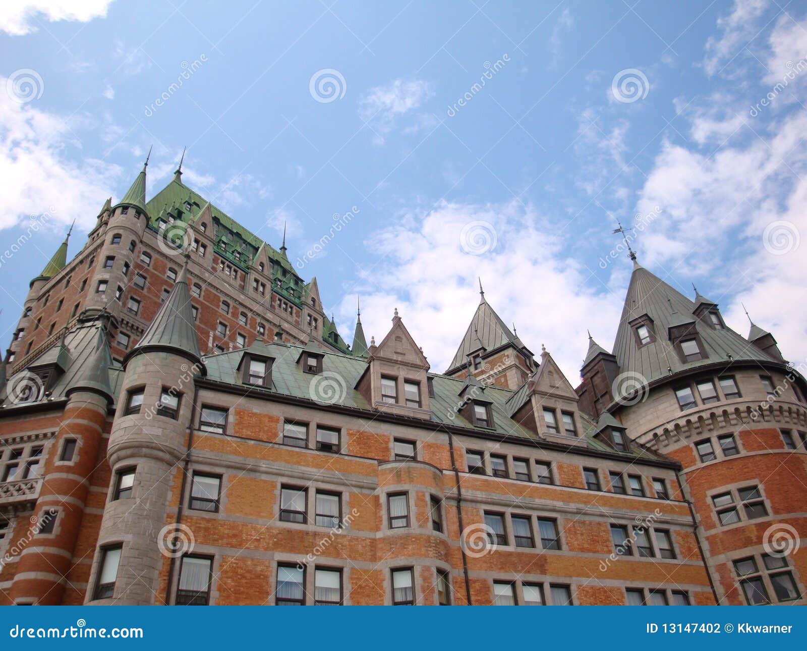 Chateau Frontenac stock photo. Image of point, frontenac - 13147402