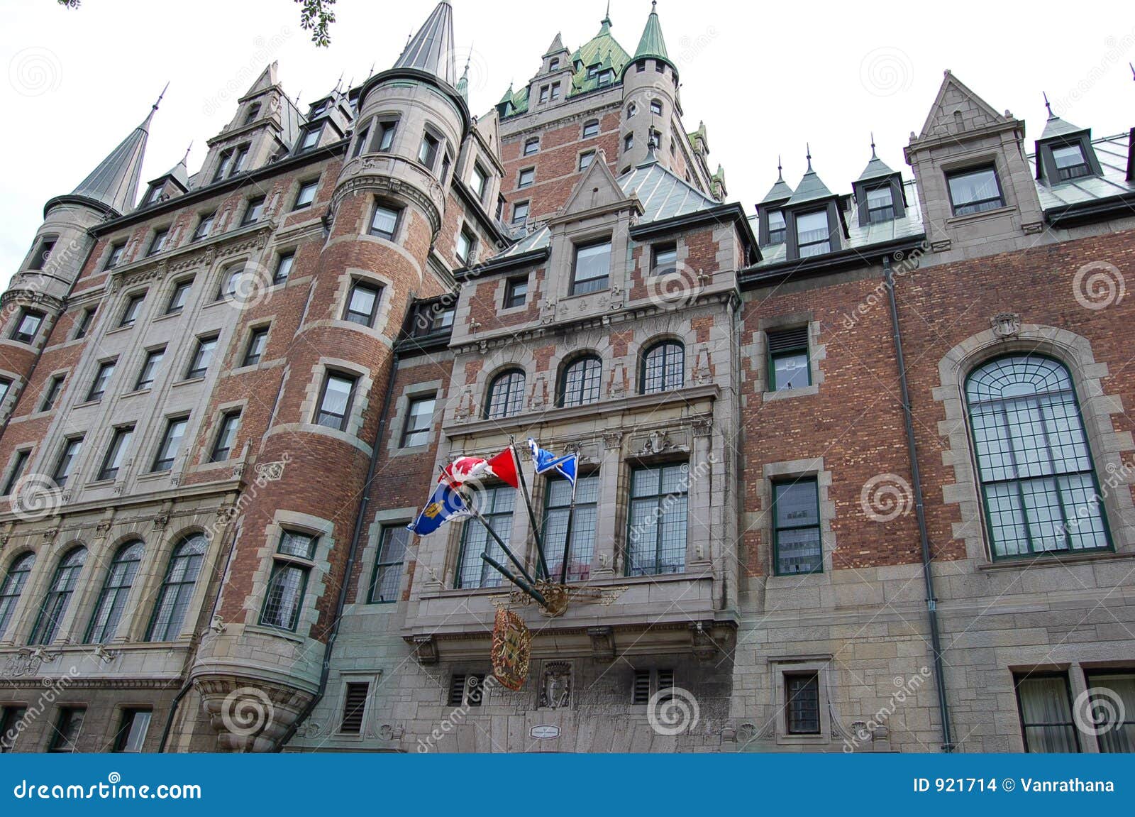 Chateau Frontenac stock photo. Image of fairmont, tourism - 921714