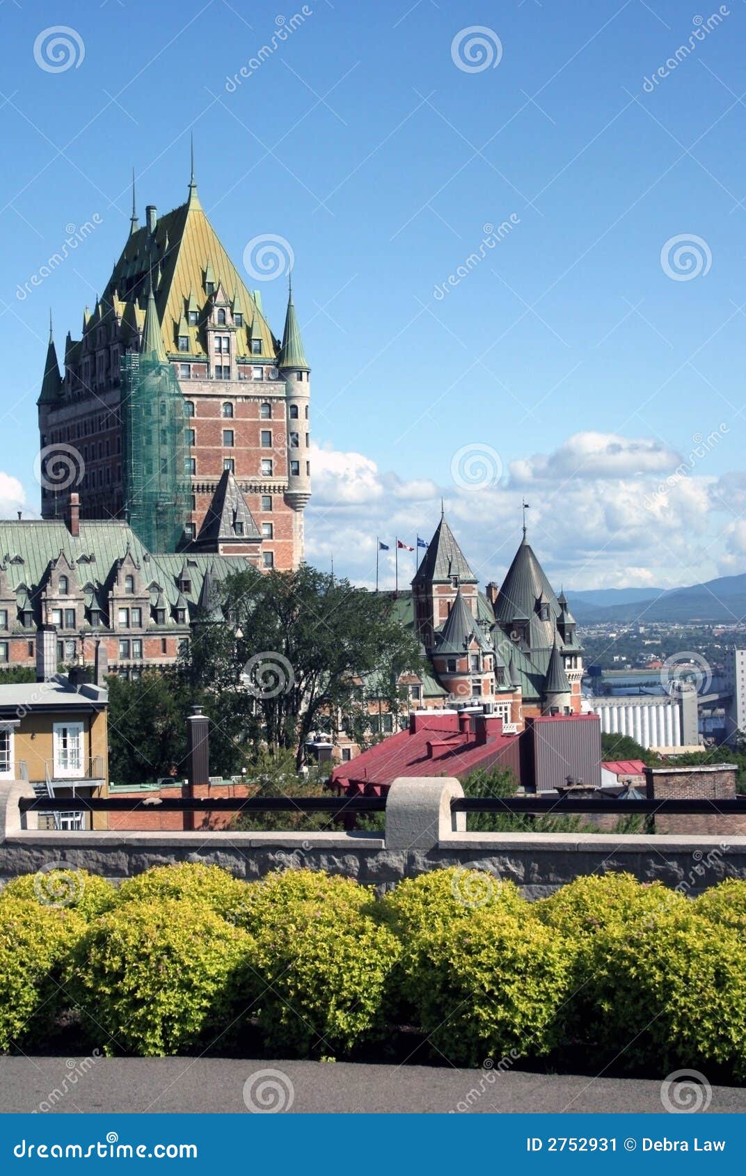 Chateau Frontenac Canada stock image. Image of people - 2752931