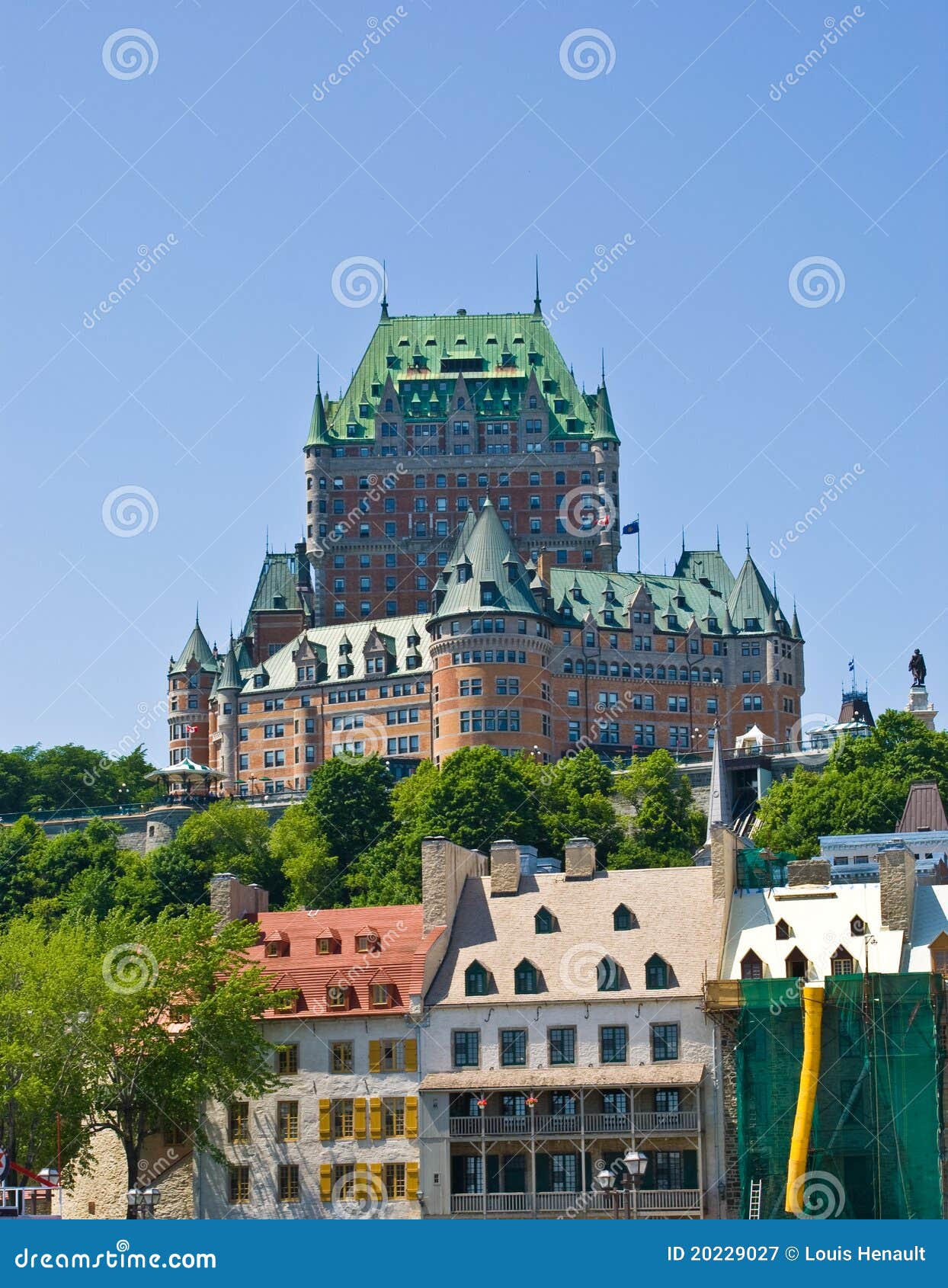 Chateau Frontenac, Quebec City Stock Image - Image of historic, canada ...