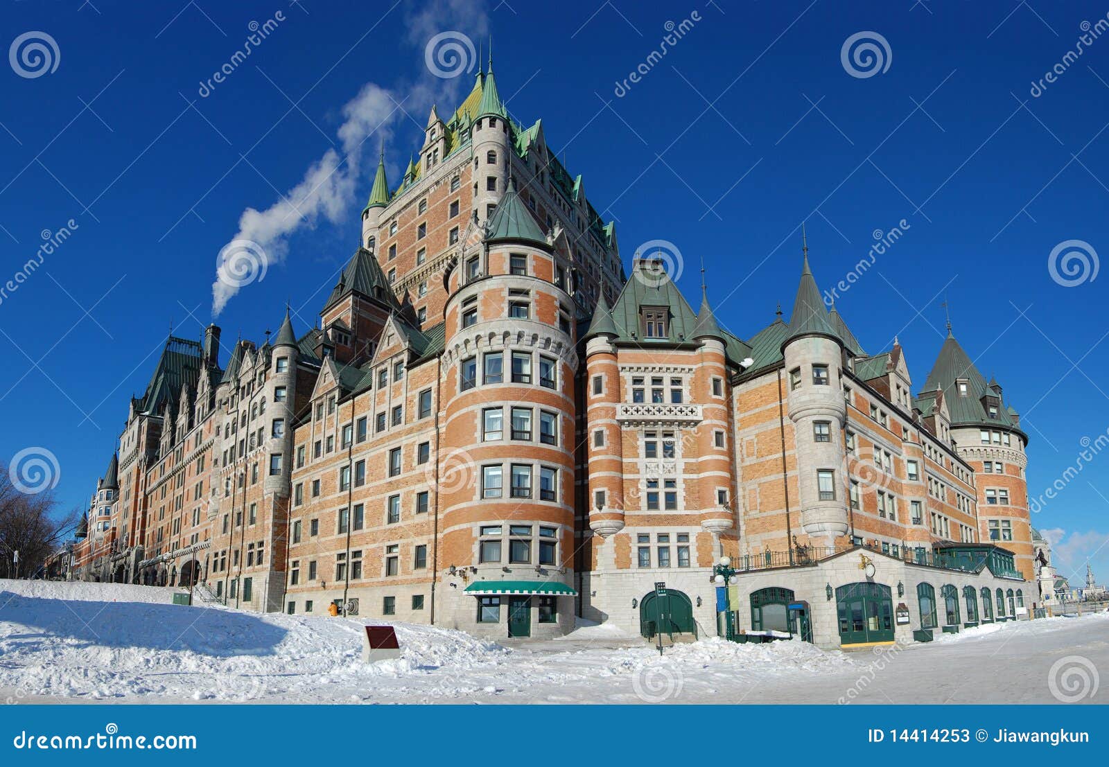 Chateau Frontenac, Quebec City, Canada Stock Image - Image of basse ...