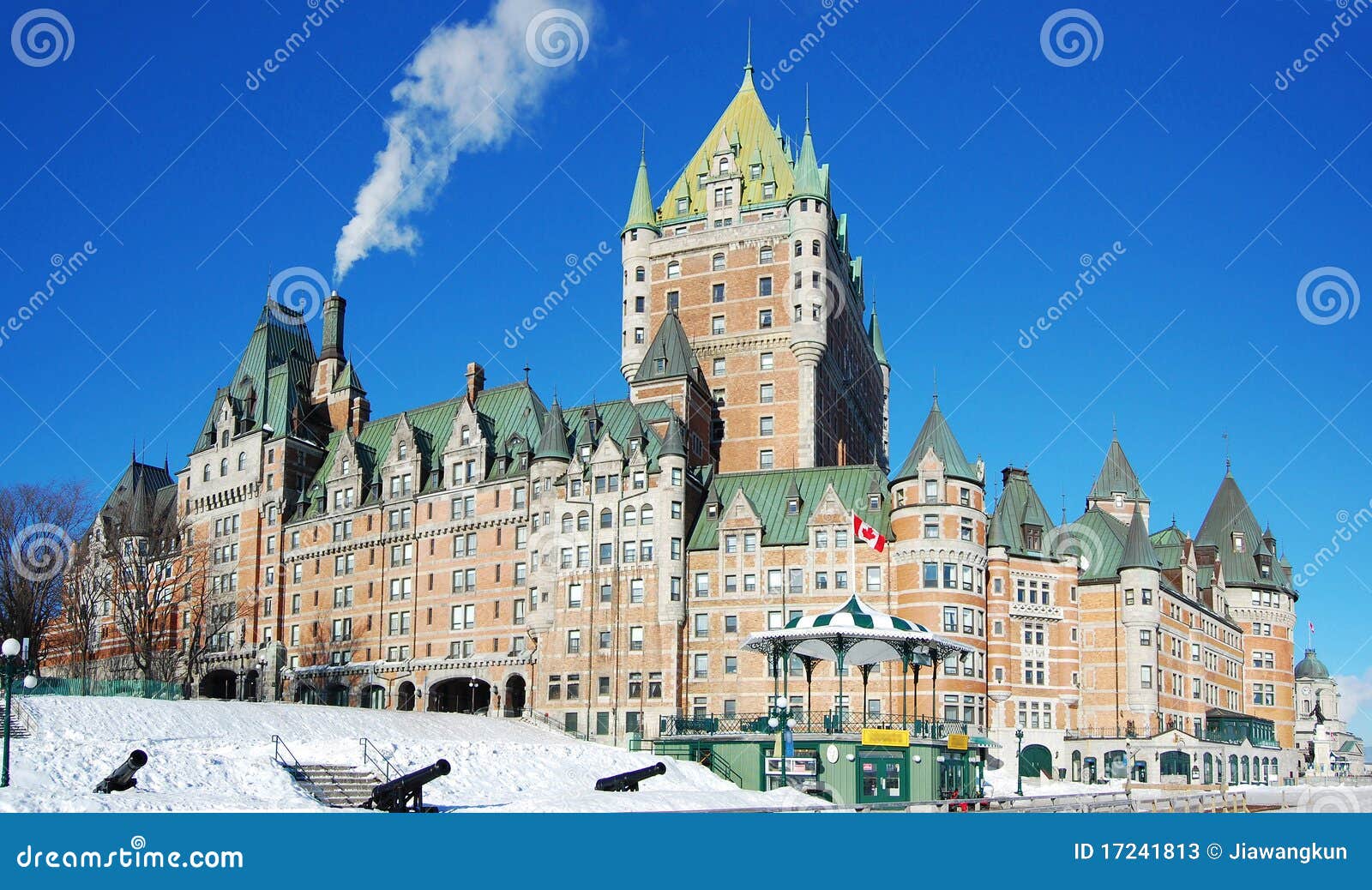 Chateau Frontenac, Quebec City, Canada Stock Image - Image of ...