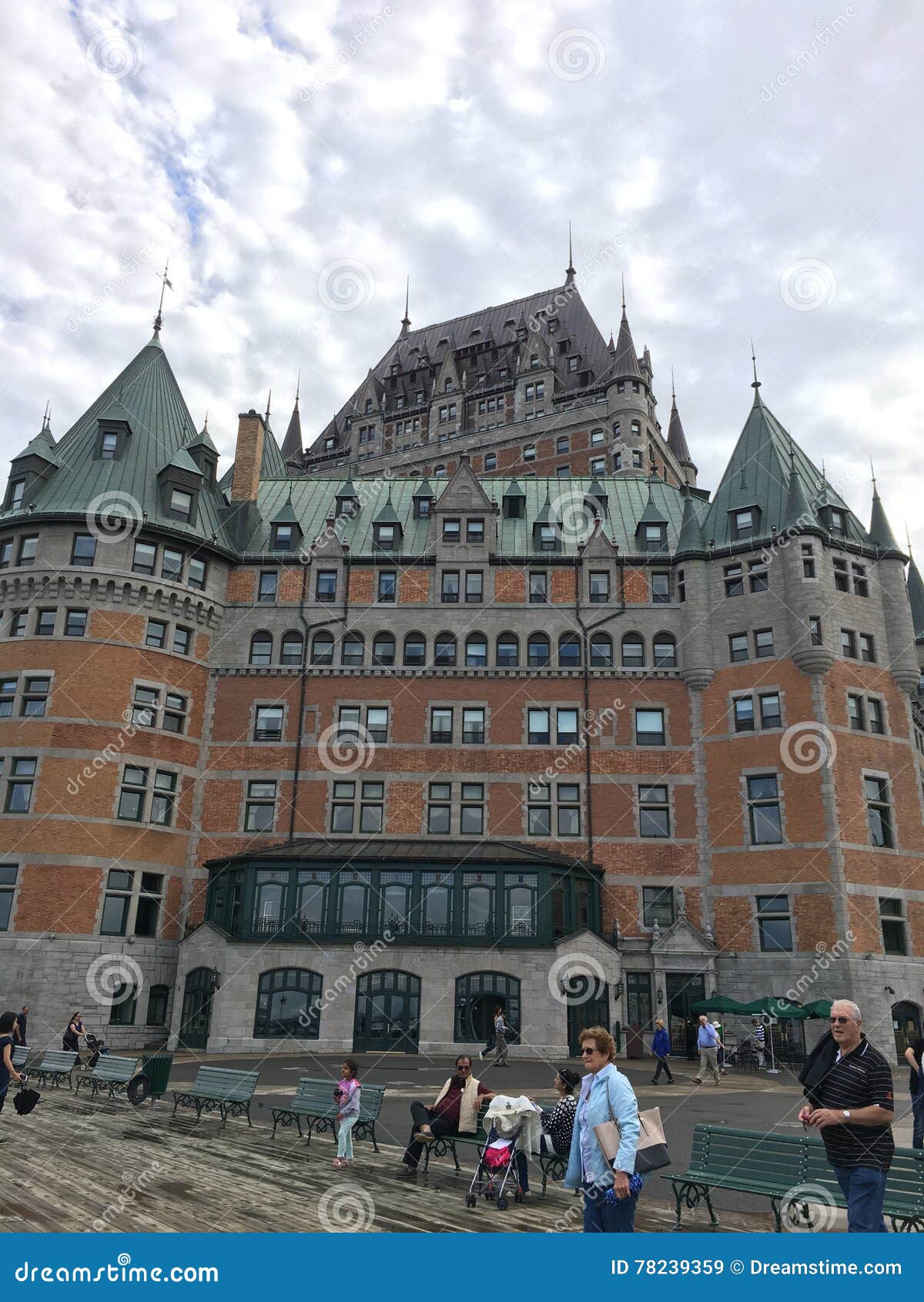 Chateau Frontenac editorial stock image. Image of landmark - 78239359