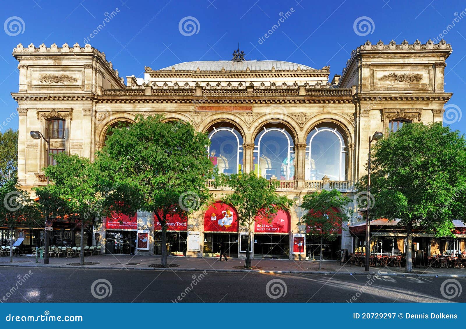 Chatelet Theater, Paris redaktionelles stockfotografie. Bild von paris ...