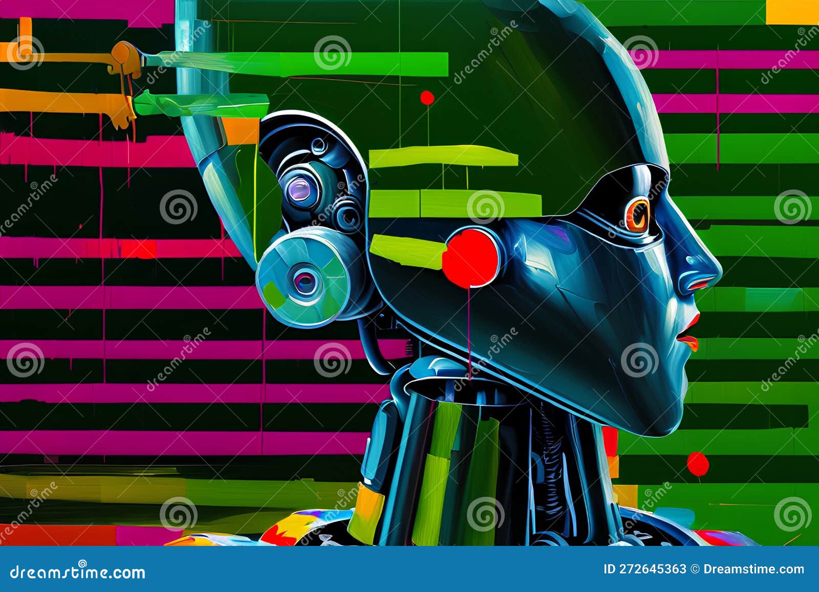 Pop Art, GPT 4, AI, Ai Robot, Ai Projects, Ai Illustration, Digital Art ...