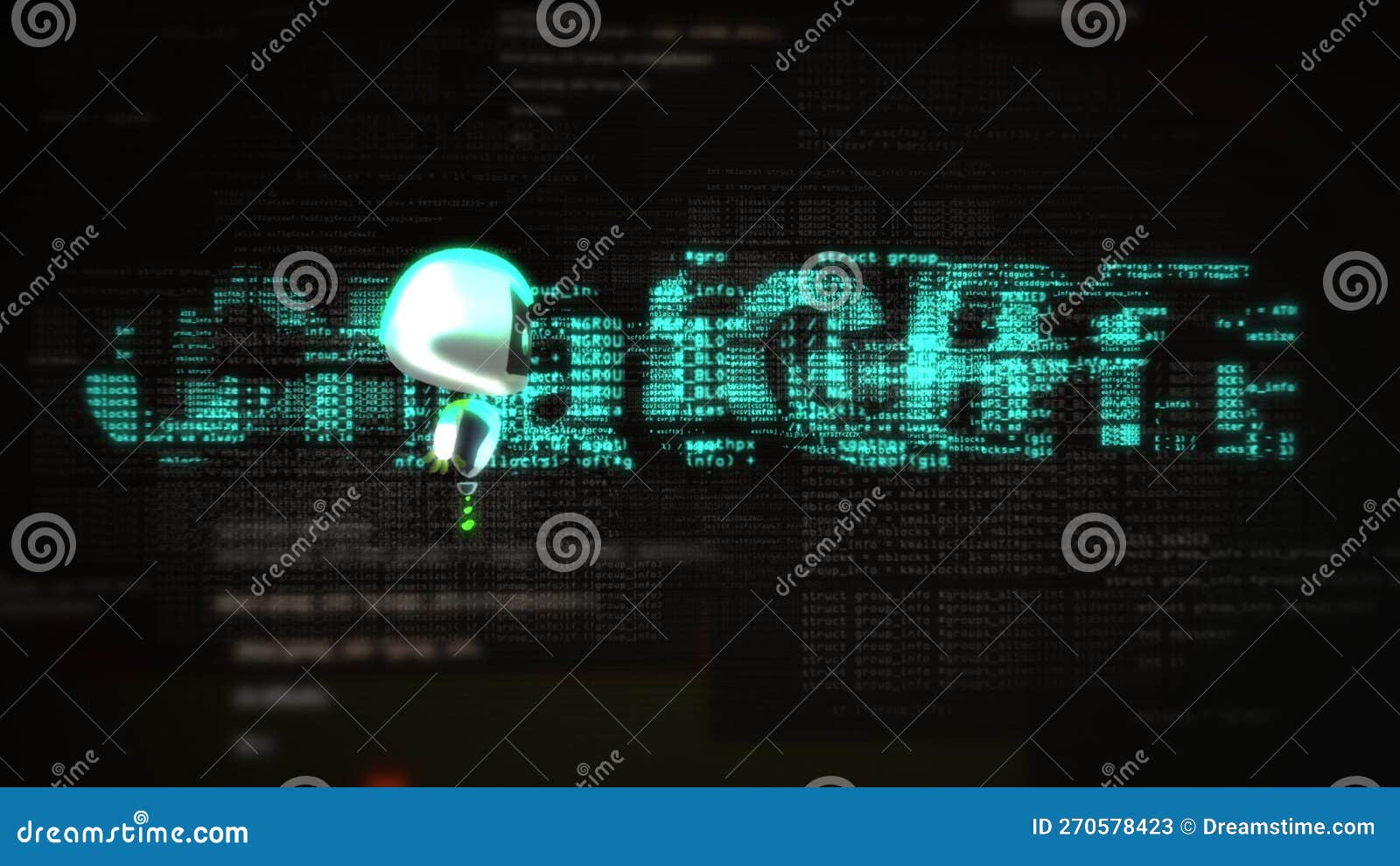 Chatgpt Animation With Chatbot Robot Programming Code Language In Background Concept Of Ai To