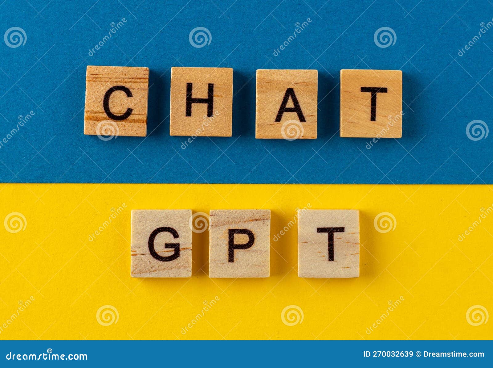 Chatgpt Background Words In Wooden Letters Chat With Ai Or Artificial