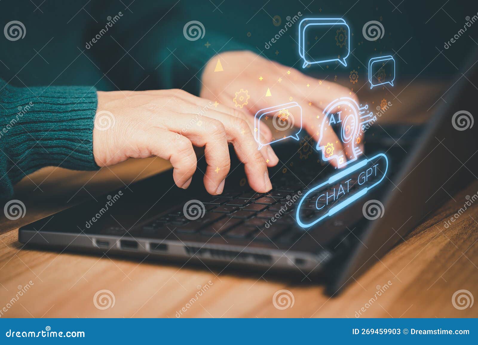 ChatGPT Chat With AI, Artificial Intelligence. Adult Man Chatting With ... ChatGPT Chat With AI, Artificial Intelligence. Adult Man Chatting With ...