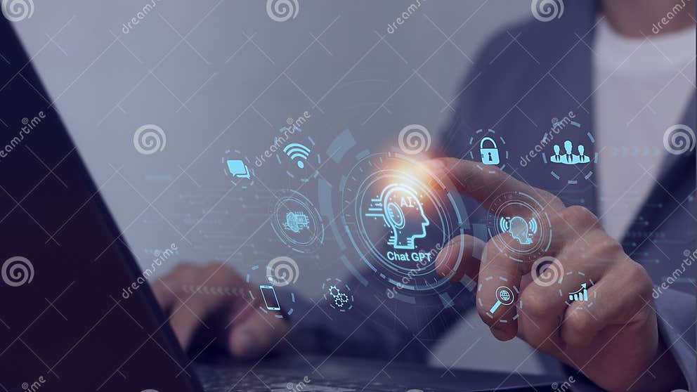 Chatgpt Chat AI Artificial Intelligence Technology the Business Uses Intelligent AI Technology ...