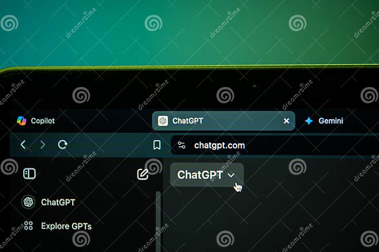ChatGPT, Copilot and Gemini AI Chatbots Opened on Computer Screen Editorial Stock Image - Image ...