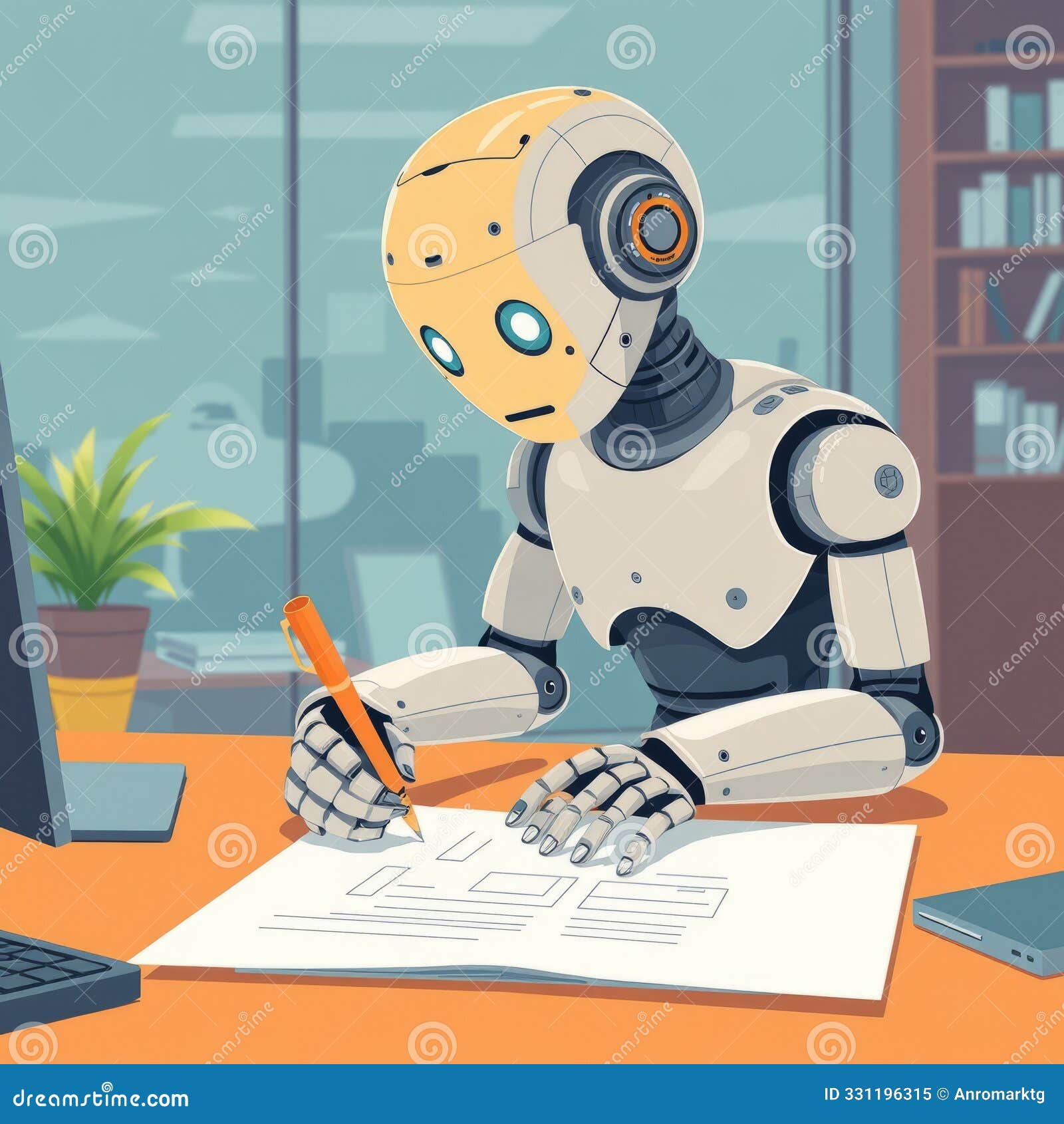 ChatGpt AI Humanoid Hand Holding ChatGpt Logo Hologram, Future ...