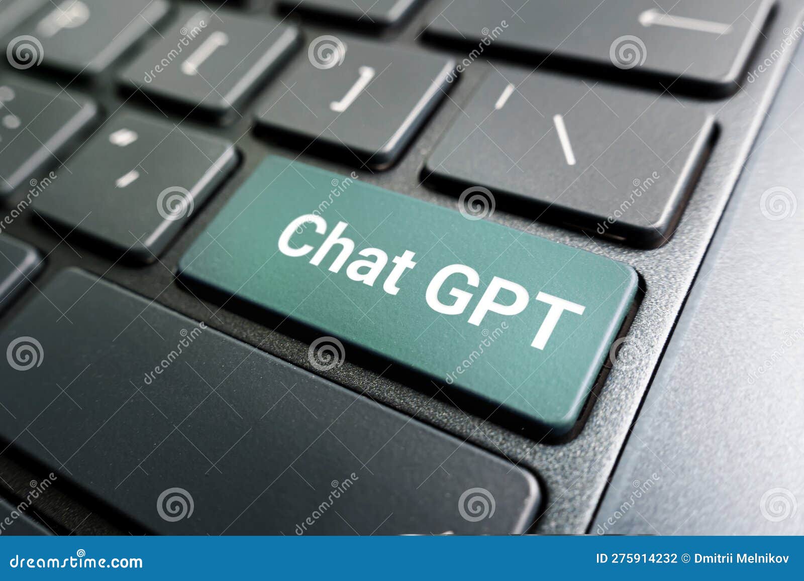 ChatGPT on Keyboard Button for Chat with AI or Artificial Intelligence ...