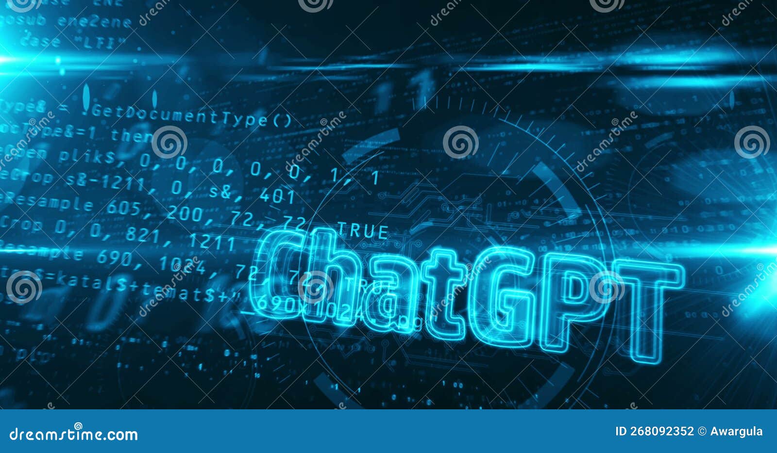 ChatGPT Neon Sign Abstract Loopable Tunnel Animation Stock Footage ...