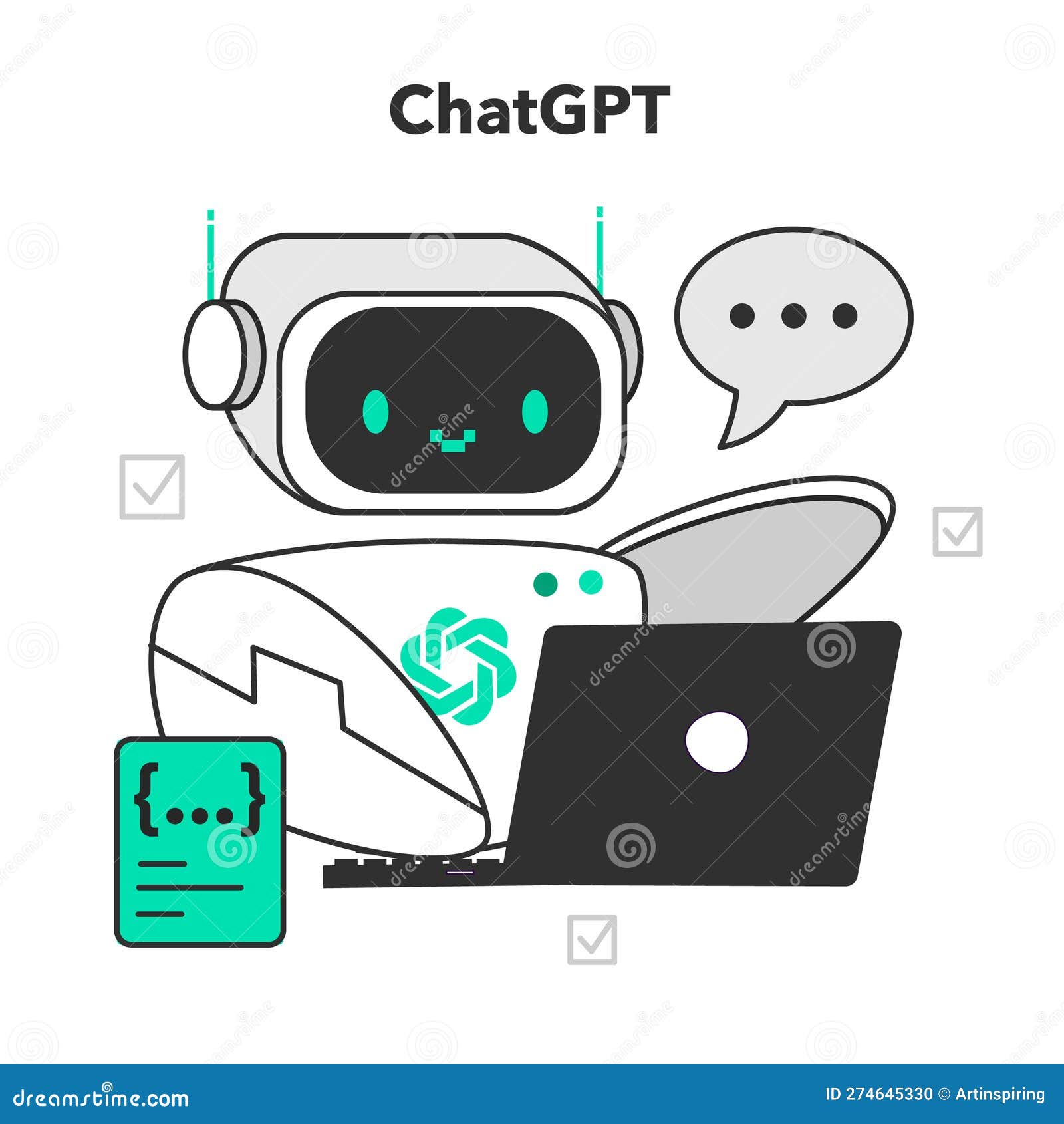 ChatGPT. Online Communication with Artificial Intelligence Chat Bot ...