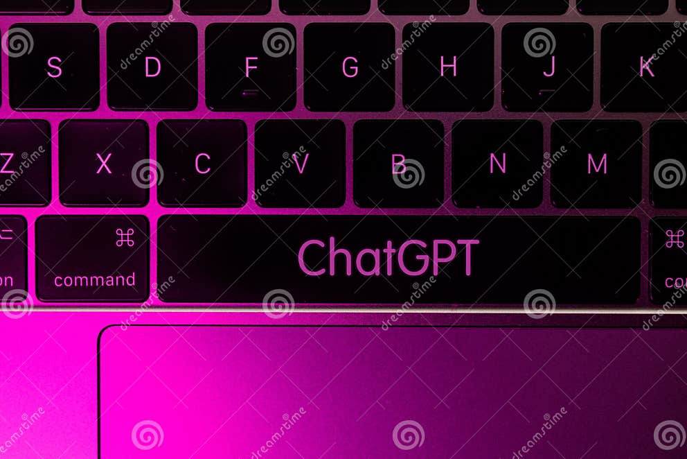 ChatGPT Text on PC Keyboard. ChatGPT is a Chatbot Launched by OpenAI Editorial Photography ...