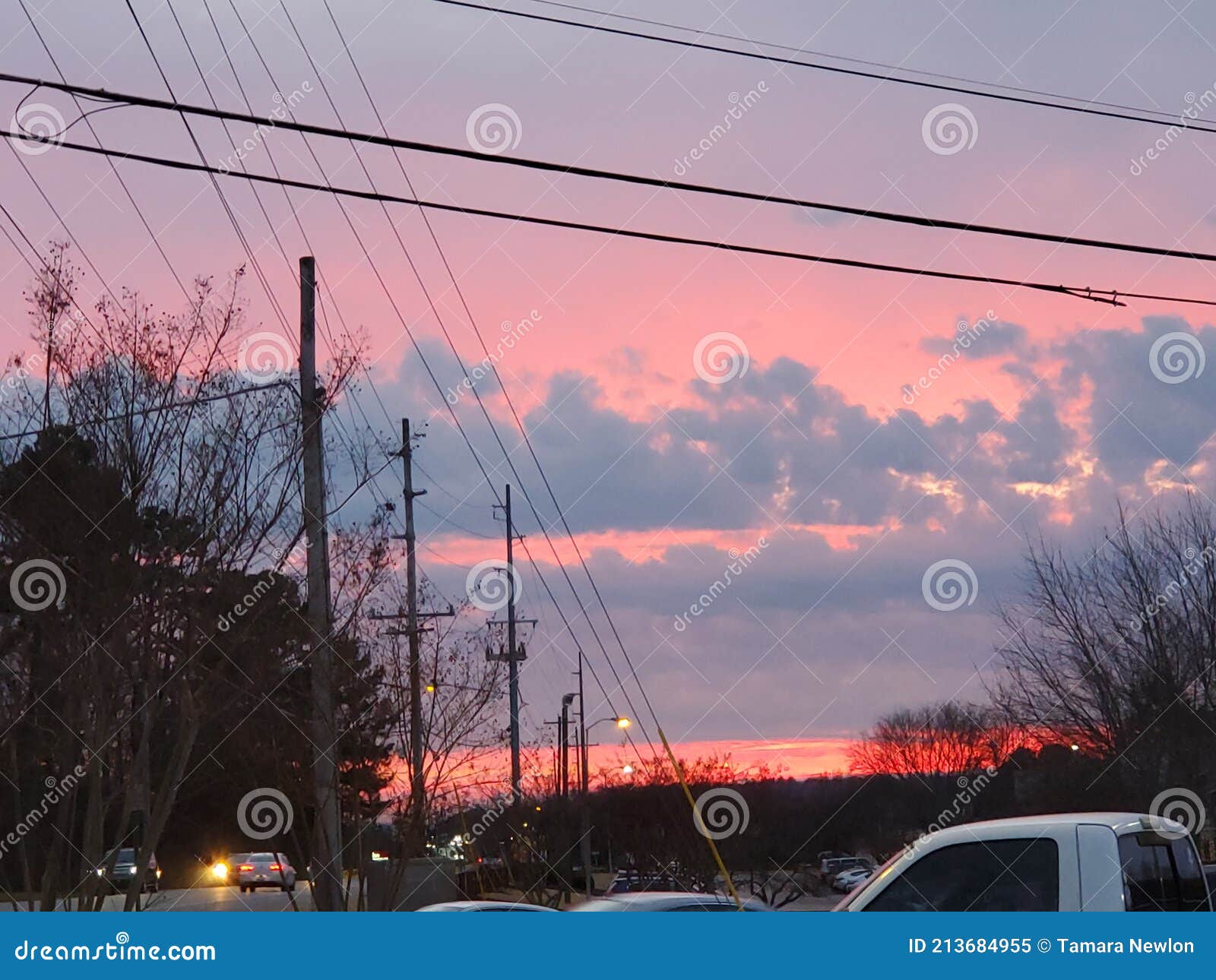 Chattanooga sunset stock image. Image of chattanooga - 213684955