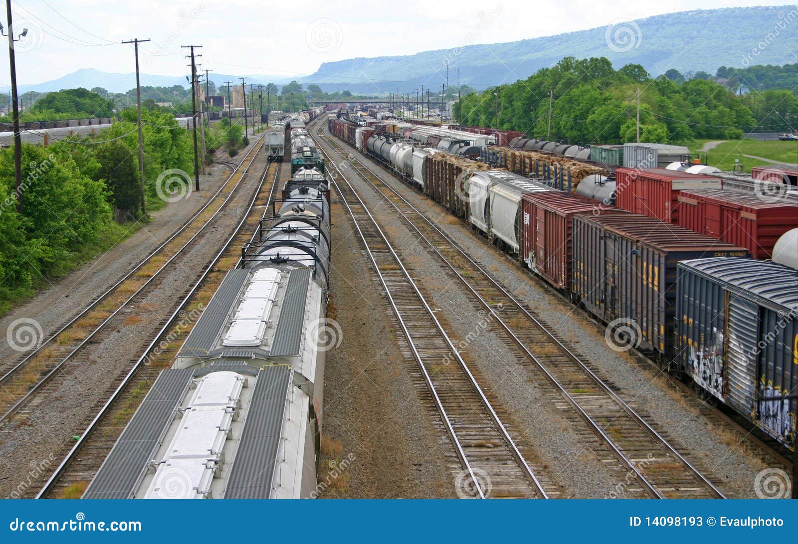 Chattanooga Train Yard stock image. Image of load, lading - 14098193