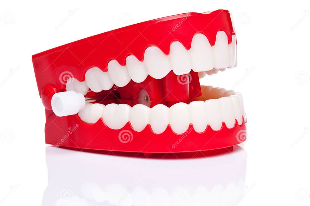 Chattering teeth stock photo. Image of cutout, chattering - 11850220