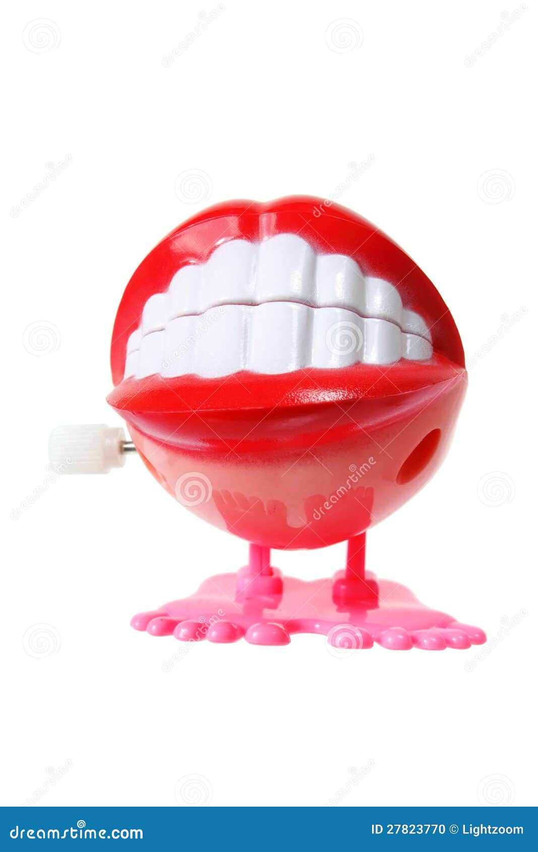 Chattering Teeth Toy stock photo. Image of isolated, lips - 27823770